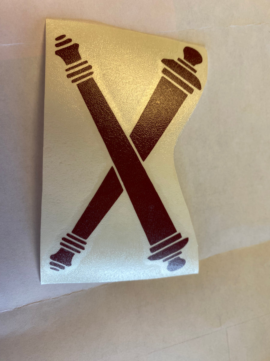 Cross Cannon Decal – Field Artillery Store