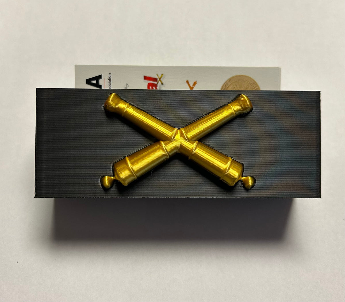 Cross Cannon Card Holder – Field Artillery Store