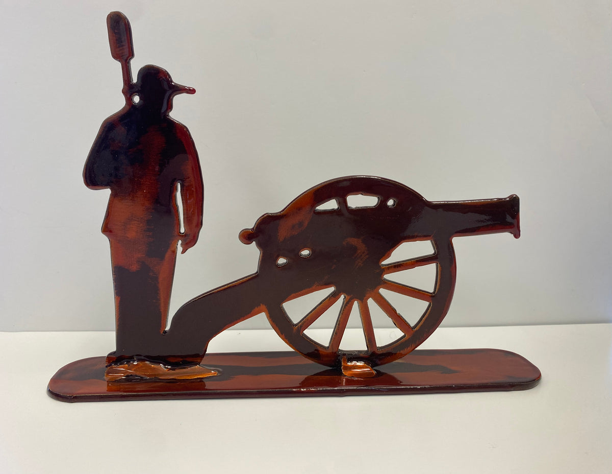 Custom made Cannoneer w cannon medal artwork – Field Artillery Store