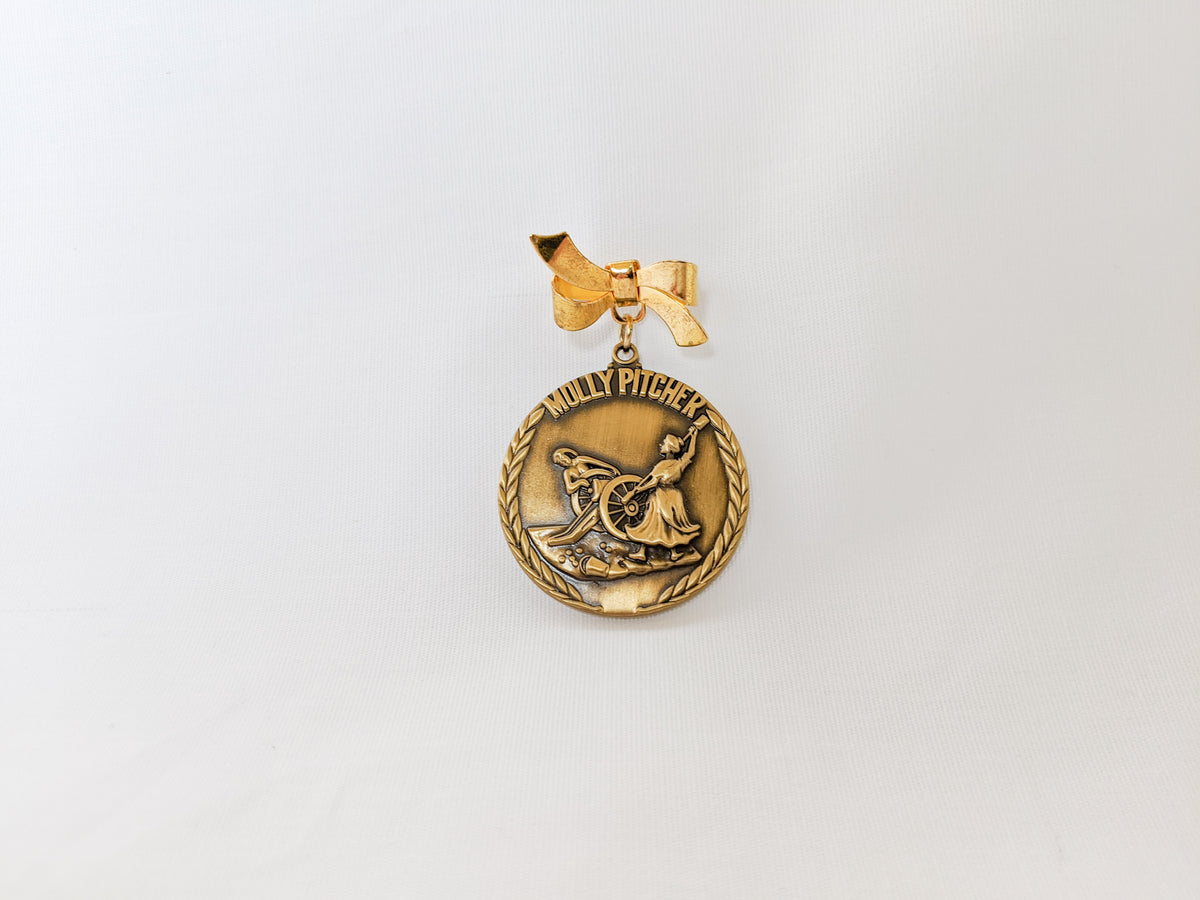 Small Gold Molly Pitcher Bow Pin – Field Artillery Store