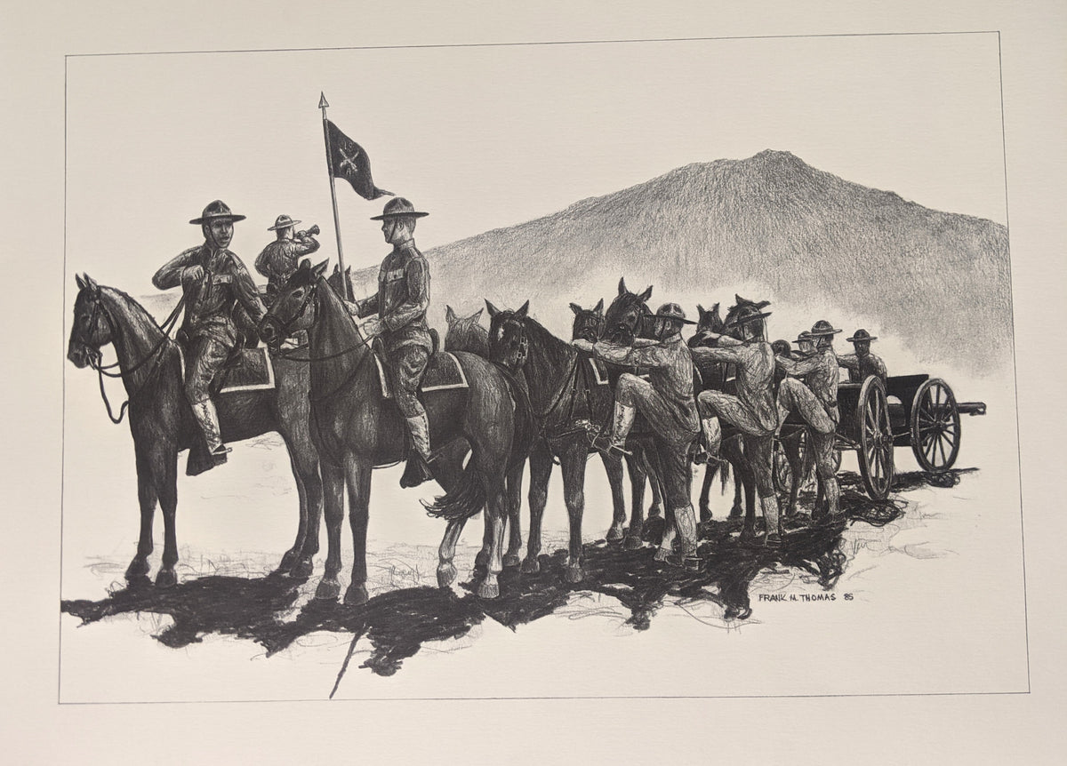B&W Half Section Print – Field Artillery Store